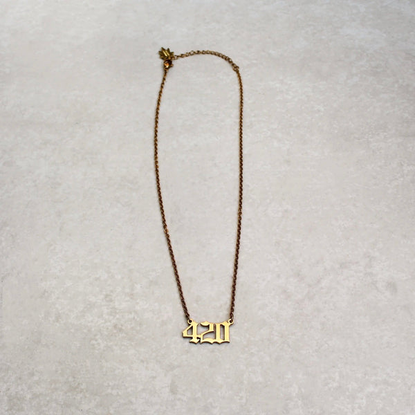 420 Statement Necklace - Gold – Blunted Objects