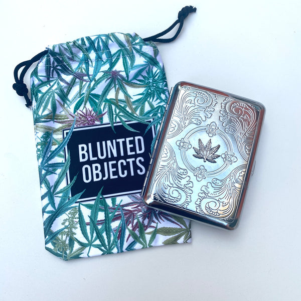 Baroque Silver Embellished Joint Carrying Case – Blunted Objects